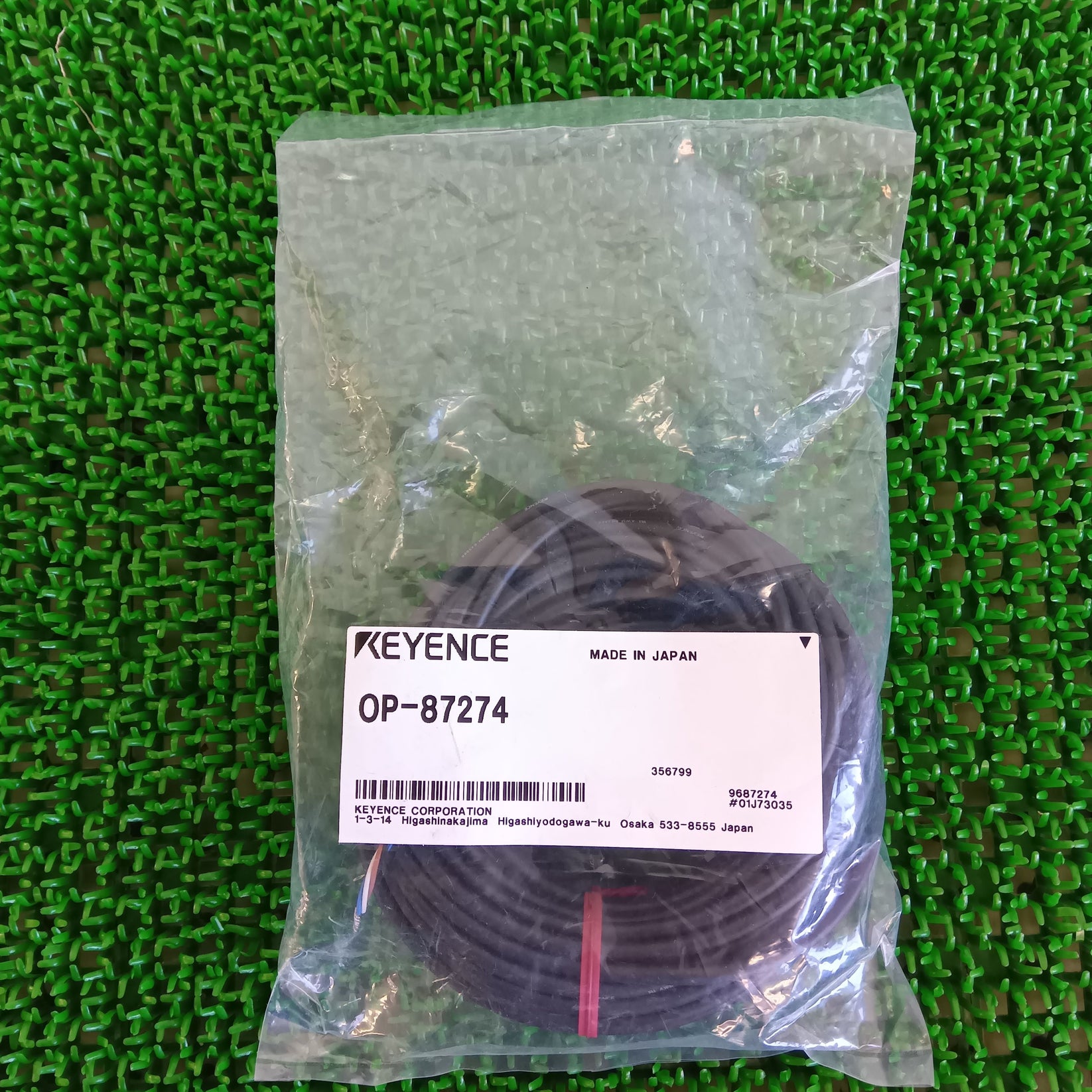 キーエンス OP-87274 耐環境デジタル圧力センサ GP-M シリーズ コネクタケーブル M12L字 | 八雲機械工具